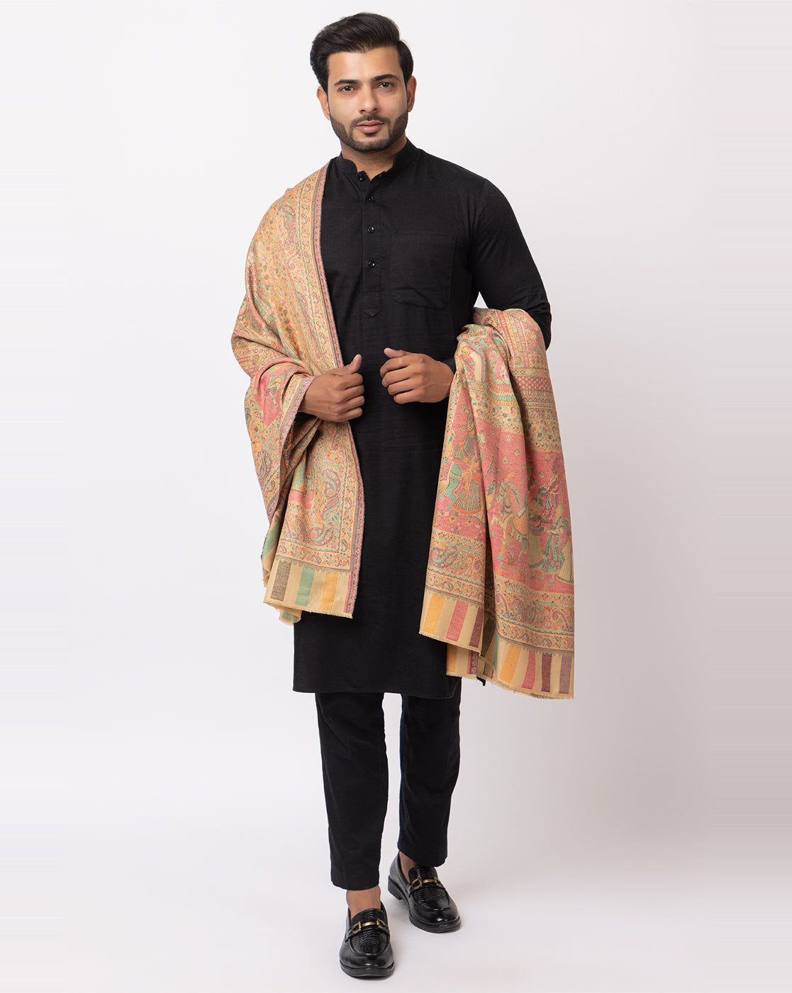 Kashmiri Shawls for Men| Pashmina Shawls for Men | Shawl Clothing Men ...